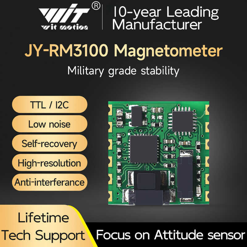 Jual Serial WitMotion JY-RM3100 3-axis Electronic Compass, Industrial ...