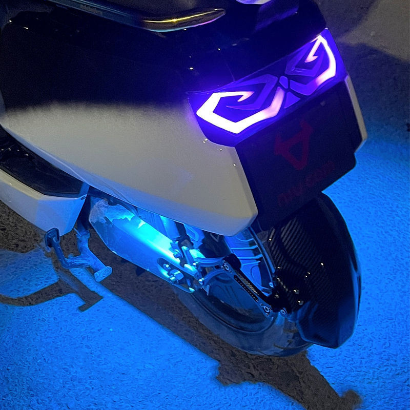 Jual Lampu modifikasi LED sepeda motor 12V lampu berkedip LED kendaraan ...