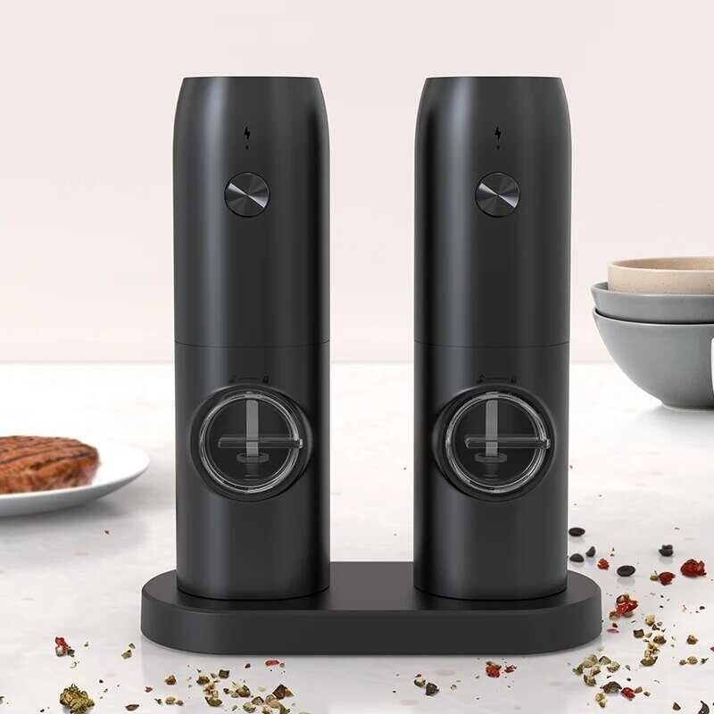 Jual USB Electric Automatic Salt and Pepper Seting Gravity Spice Mill ...