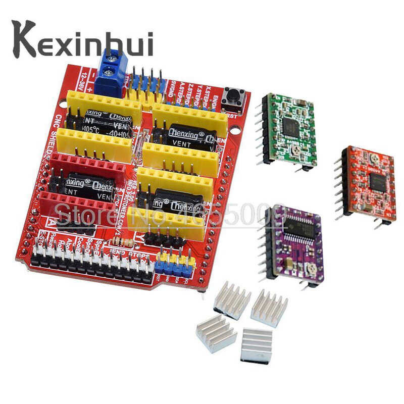 Jual Shield v3 CNC engraving hine 3D Printer + A4988 / 4pcs DRV8825 ...