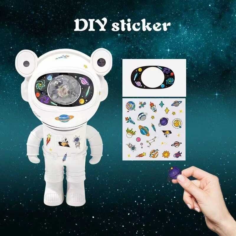 Jual Sticker DIY Astronaut Galaxy Star Projector musik Bluetooth Night ...