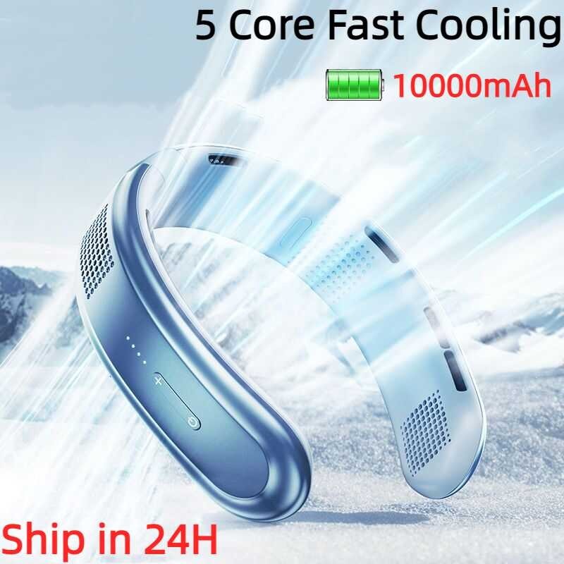 Jual Fan Portable Baru Pendingin Neck Mini 3 Kecepatan Angin Dingin ...