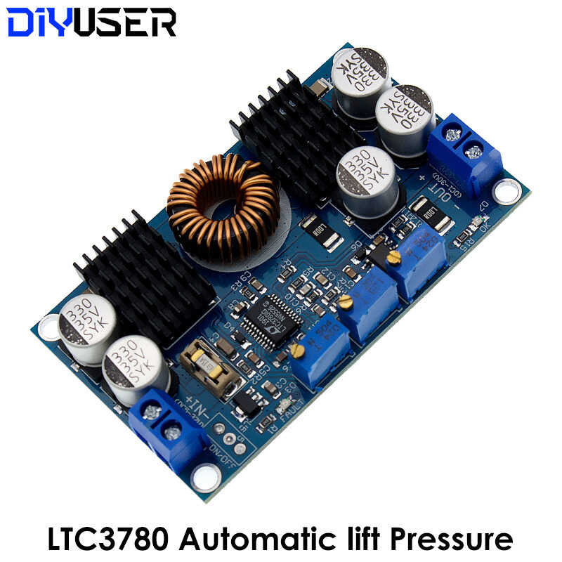 Jual 5-32V LTC3780 DC-DC ke 1V-30V 10A Automatic Step Up Down Regulator ...