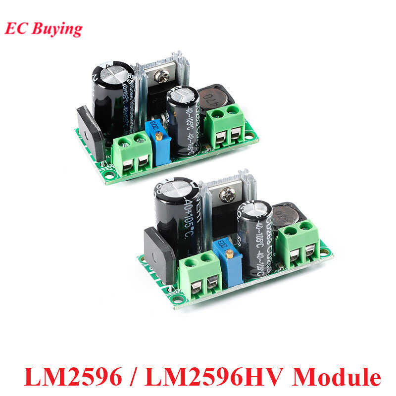 Jual Chip LM2596 LM2596HV AC-DC Buck Step Down Converter Module DC-DC Adjustable Regulated Power ...