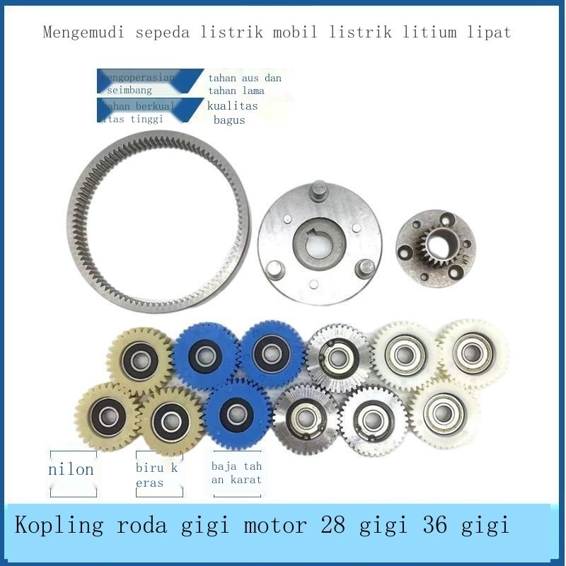 Jual Mengemudi kendaraan listrik gigi motor 36 gigi sepeda listrik ...
