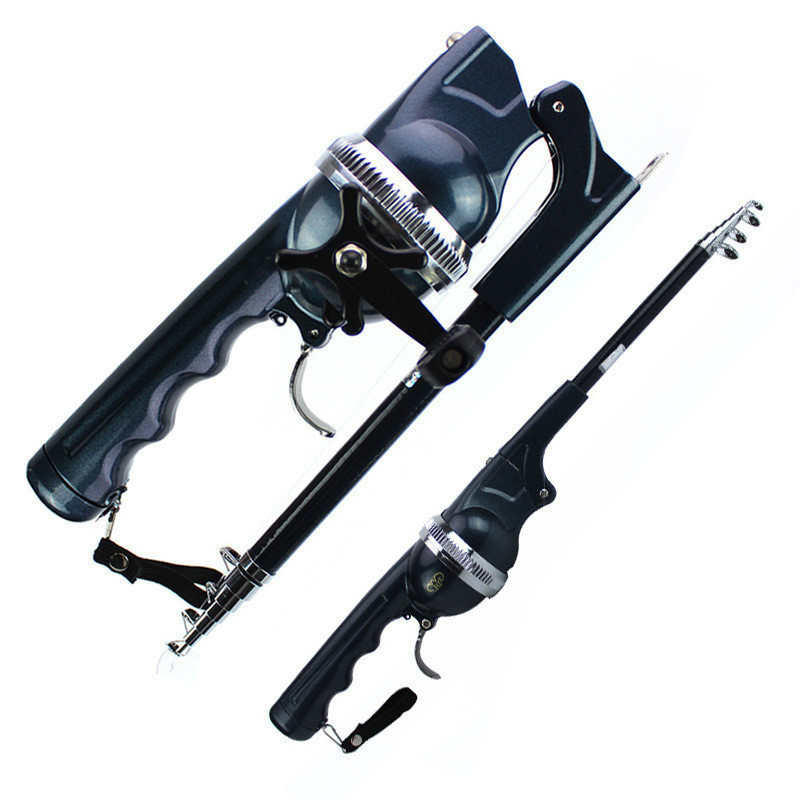 Jual Joy Foldable One Piece Hidden Wheel Equipped with Fishing Line ...
