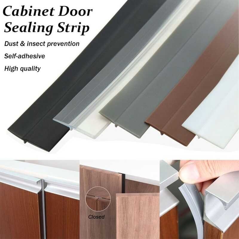 Jual ￥ Self-Adhesive Cabinet Door Seal Wardrobe Dust-Proof Gap Filling ...