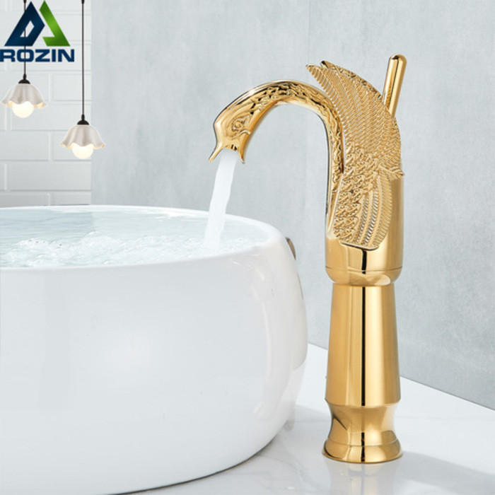 Jual Bentuk Goldesin Bathroom Sink Countertop Centerset Basin Mixer Tap ...