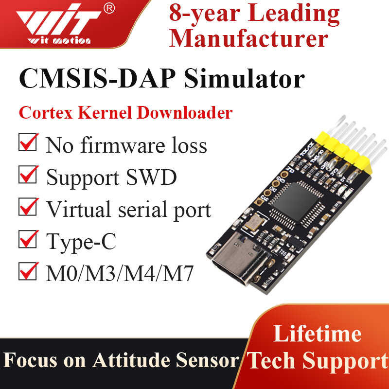 Jual Pemuat turun WitMotion DAP Emulator STM32 Board CMSIS Deber Keil SWD/Serial, mendukung ...