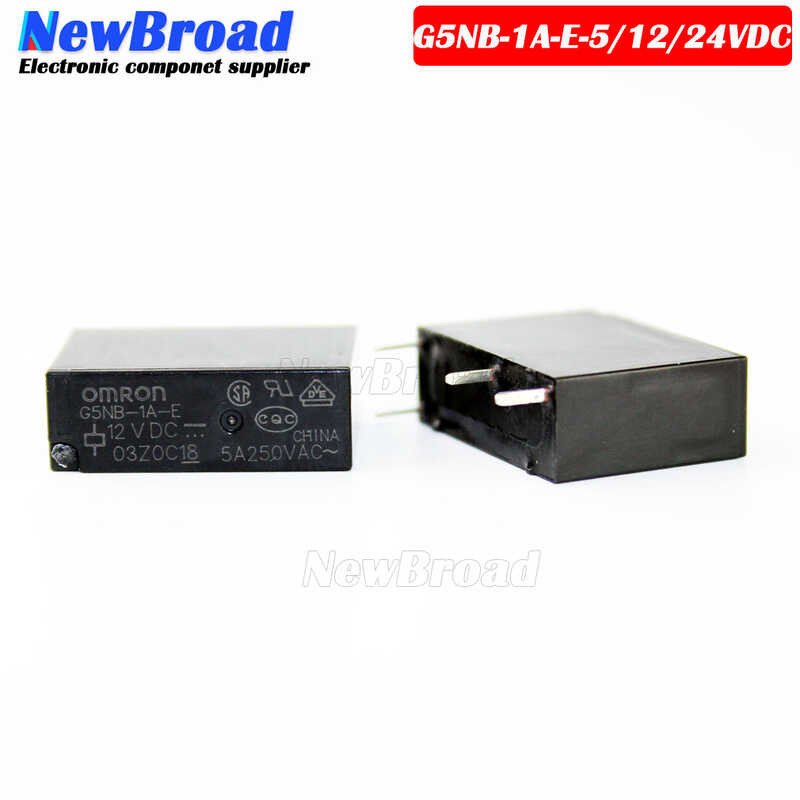 Jual G5NB-1A-E-5VDC 5PCS Relay 5V G5NB-1A-12VDC G5NB-1A-E-12VDC 12V G5NB-1A-E-24VDC 24V 5A DIP-4 ...