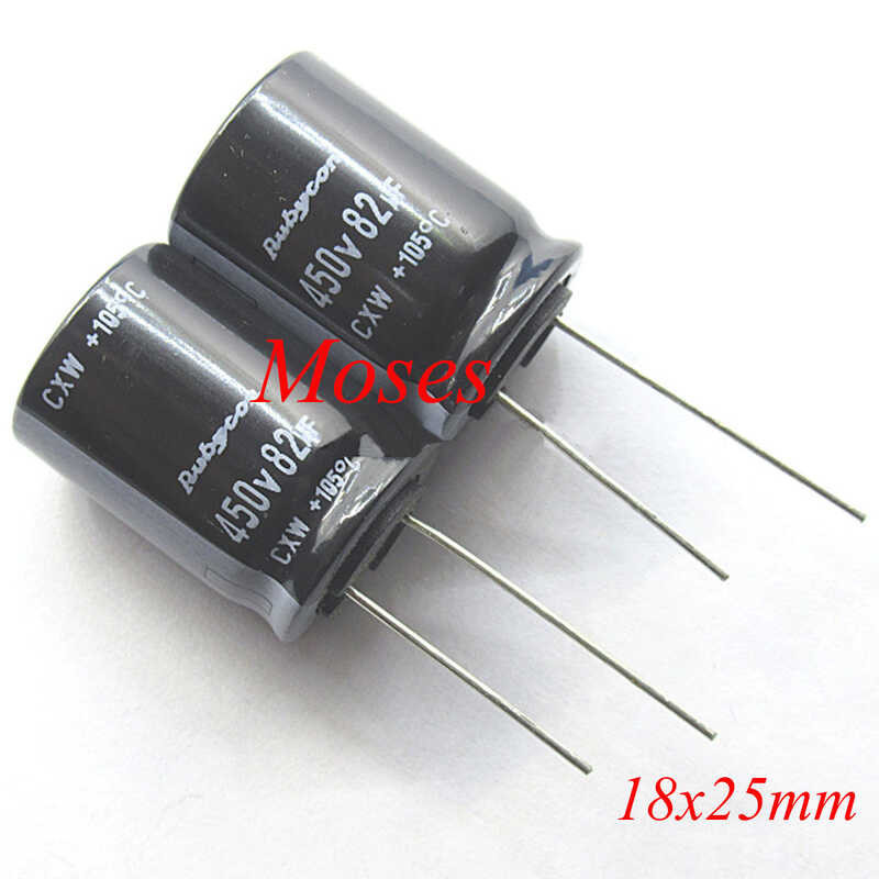 Jual 82uf 18x25mm 450v +/- 20% Jepang 100% Kapacitasi Baru Asal ESR ...
