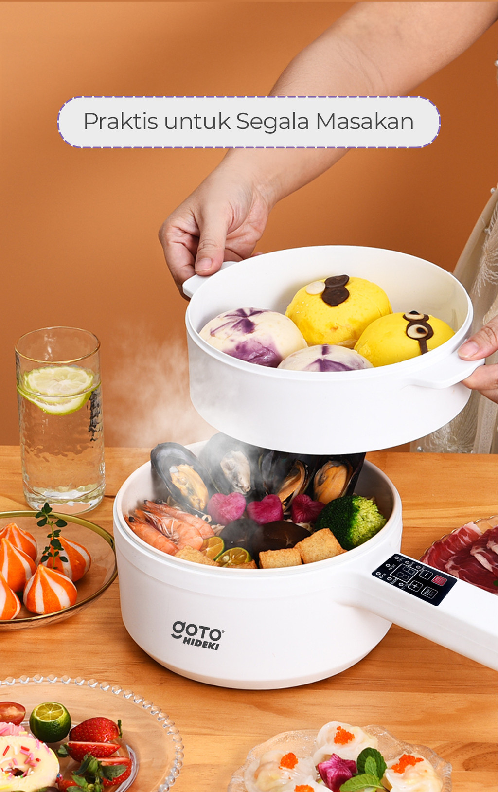 Jual Goto Hideki Panci Listrik 1.8L Fry Pan Elektrik Penggorengan ...