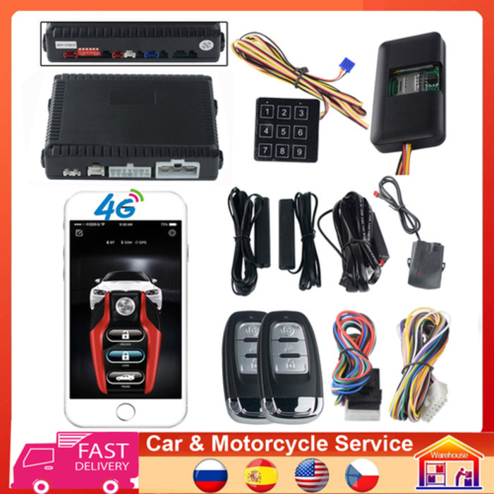 Jual Mobil 4G Start Stop Engine Remote Starter System Keyless Entry ...