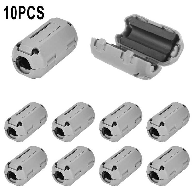 Jual 10Pcs TDK Core Ferrite Choke Clip Noise Suppressor Filter Ring ...
