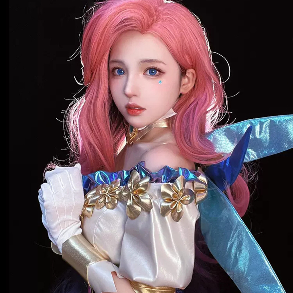 Jual Pakaian Baru Datang LOL Seraphine Cosplay Uniform Pengiriman Bebas ...