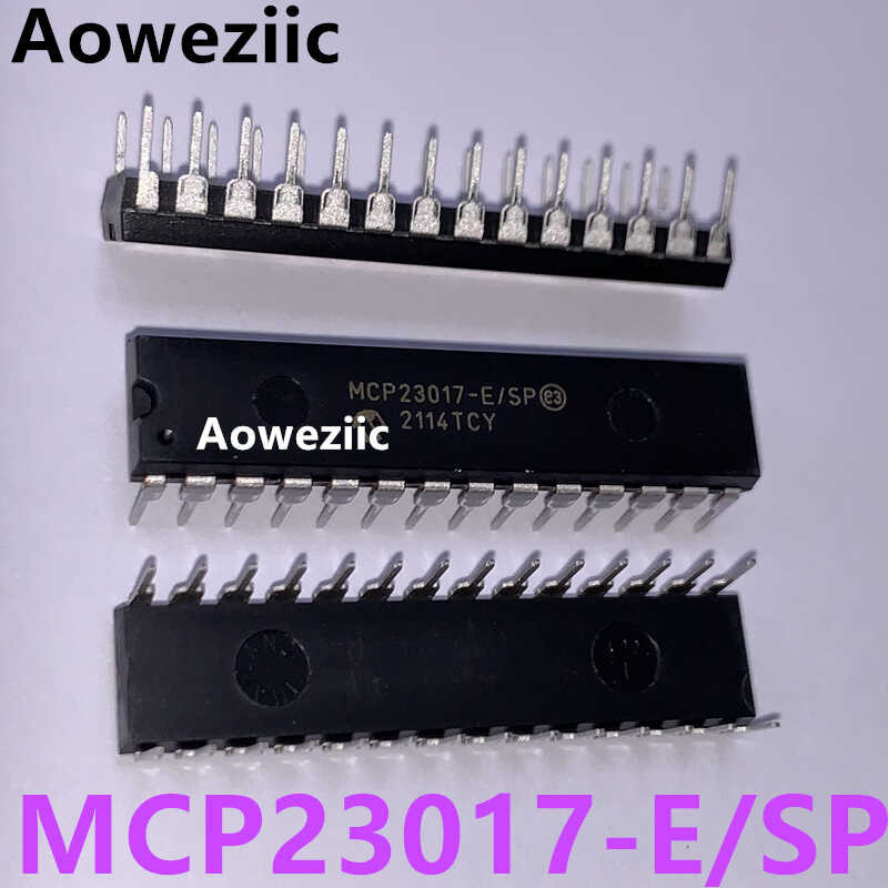 Jual MCP23017-E/SP Aoweziic 2021+ MCP23017 DIP-28 Interface IC ...