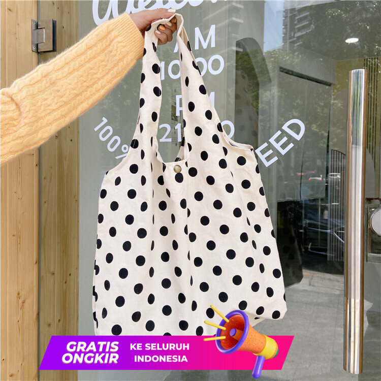 Jual Tas Wanita 0771 Han Feng Chic Polka dot untuk siswa perempuan ...