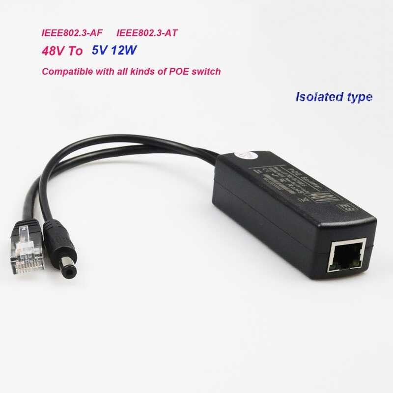 Jual Isolated stable active Splitter 100M IEEE802.3at /Af POE switch ...