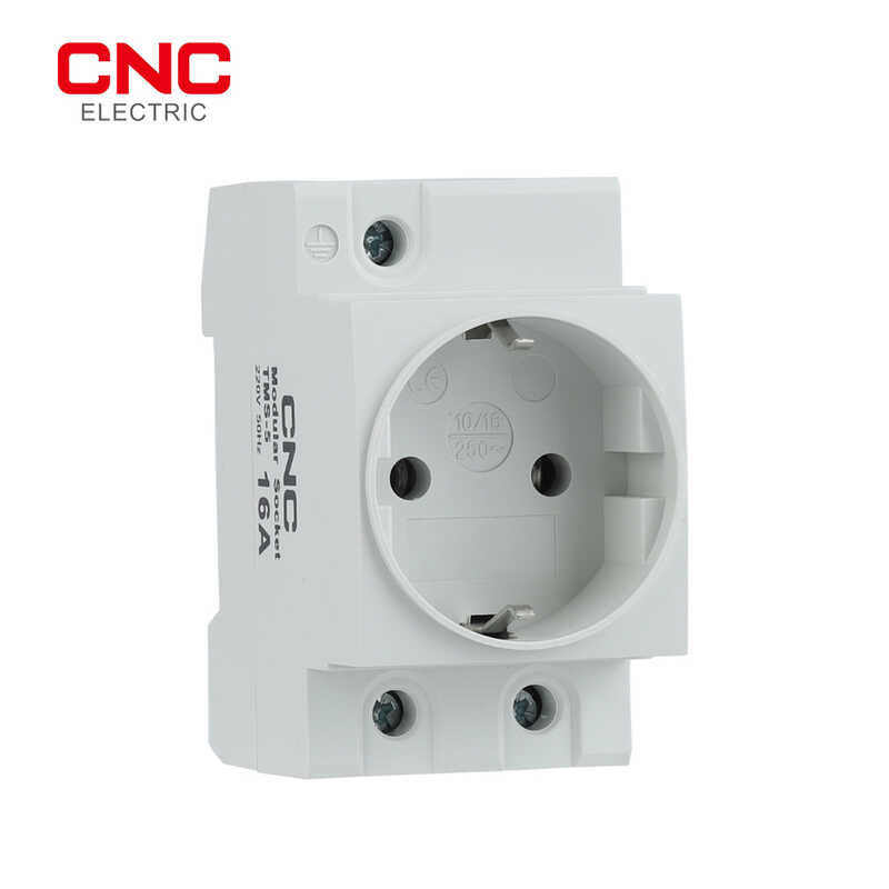 Jual CNC Din Rail 35mm Modular Mount Power Socket Plug 16A 220V AC ...