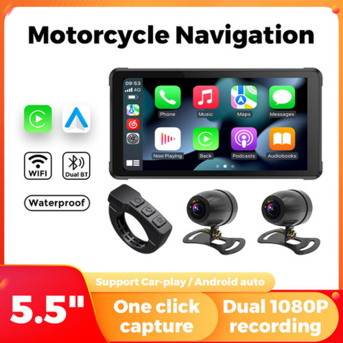 Jual Mobil Portable 5.5 inci LCD Display Navigation IPX7 Waterproof ...