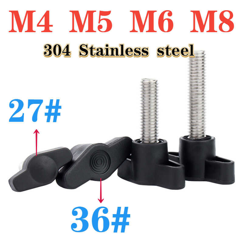 Jual M4 M5 M6 M8 27 36 # Plastic T-head Bolt 304 StainlessSteel Z ...