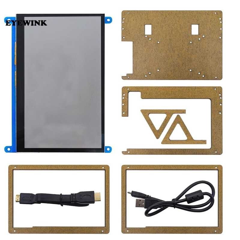 Jual 7 inci NEW Raspberry Pi 4 Model B 3B Plus LCD Display Touch Screen 1024*600 HDMI TFT ...