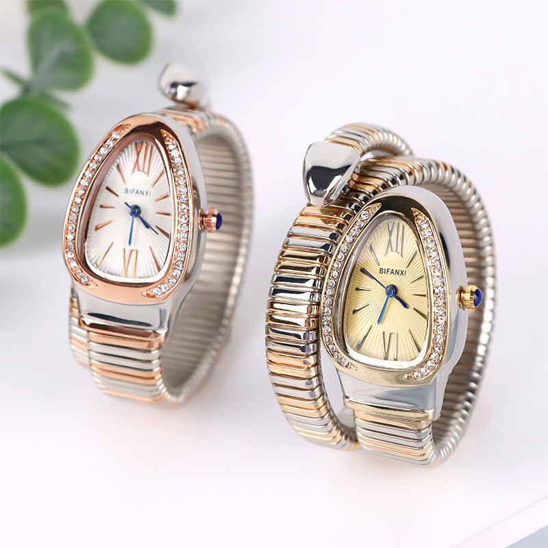 Jual Jam kuarz berbentuk ular dengan skema warna mudah dan berbeda ...
