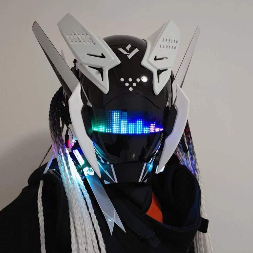 Jual ♞,♘,♙helm Masker Cyberpunk Masker Pengisi Daya Karena Alat Peraga ...