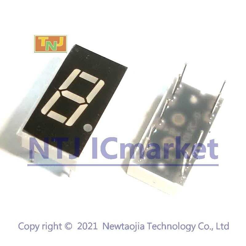 Jual Merah 10 PCS Digit, 0.4 inci 7 Segment LED Display, Common Anode ...