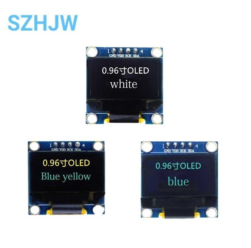 Jual Biruputih Kuning Warna 128x64 Oled Lcd Led Display Module Untuk Raspberry Pi Arduino 096