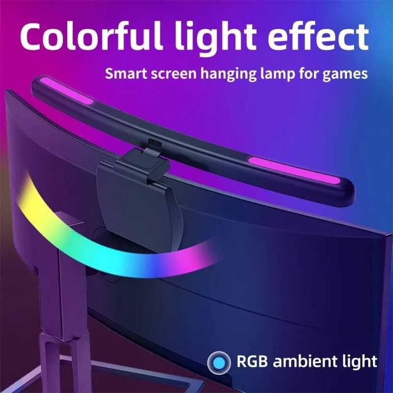 Jual Pemantau Led Bar Cahaya RGB Lampu Desk Dimmable Screen Hanging ...