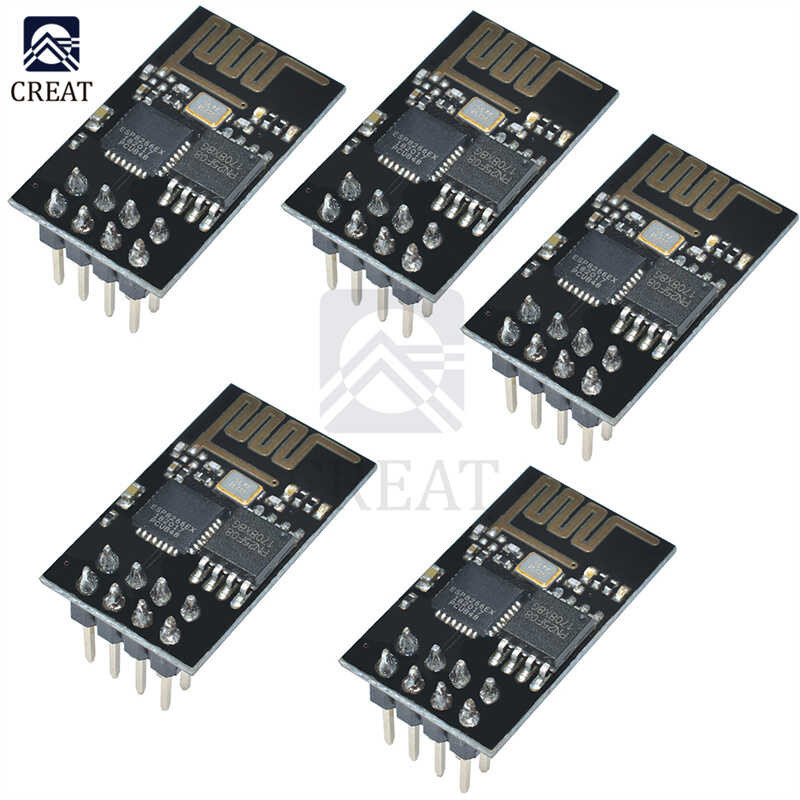 Jual ESP8266 ESP-01 5PCS ESP01 Serial Wireless Transceiver Receiver Board For Arduino Raspberry ...