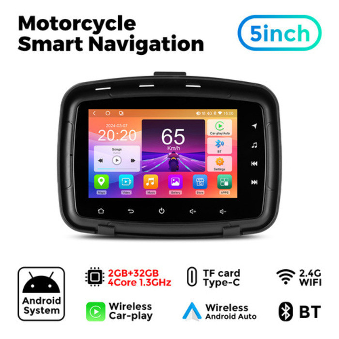 Jual Model baru Portable GPS Navigasi IPX7 Waterproof Carplay Android ...