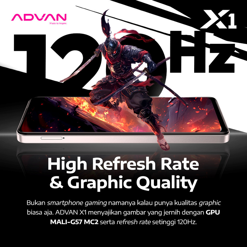 Jual [NEW LAUNCH] Gaming Smartphone ADVAN X1 | MediaTek Helio G100 ...