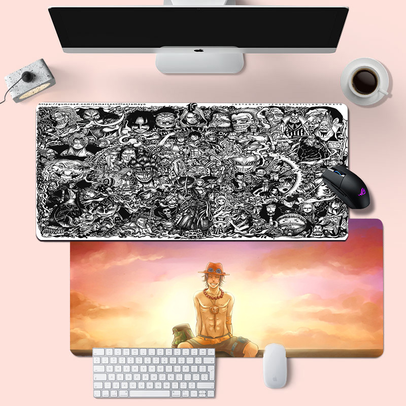 Jual Mouse pad Slip-Resistant besar anime DeskMat Custom Besar Lebar ...