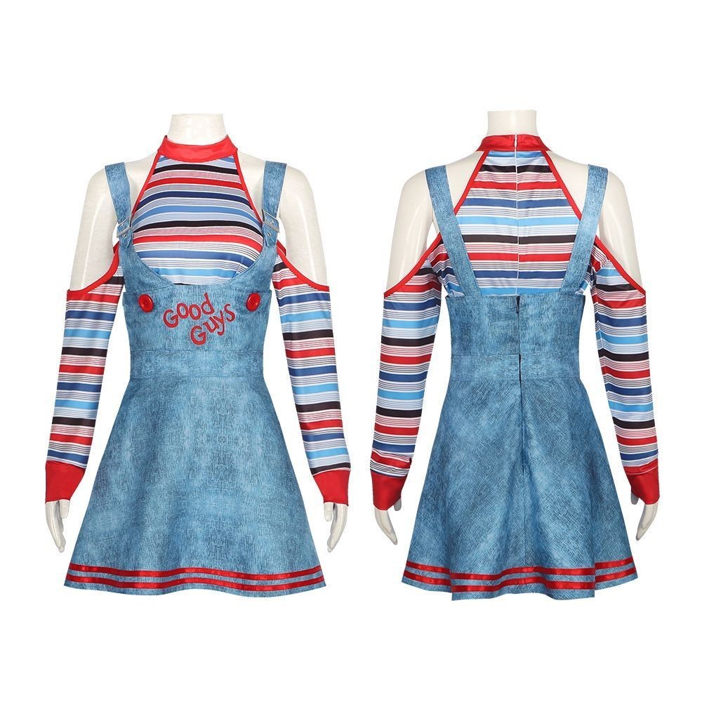 Jual Circus Clown Cos Costume Halloween Cosplay Costume Horror Ghost ...