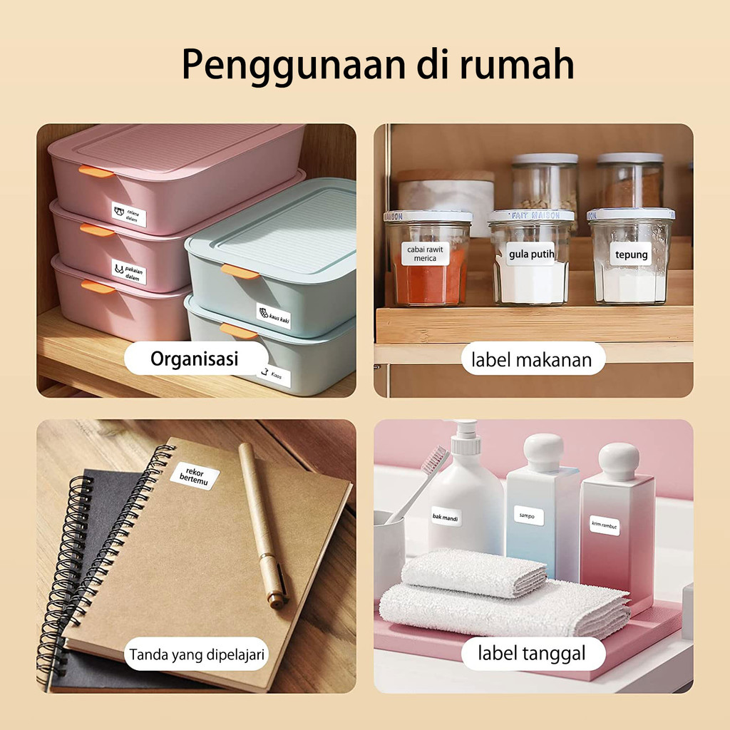 Jual NIIMBOT B1 Printer Label Kantor, Mesin Pembuat Label untuk Kabel ...