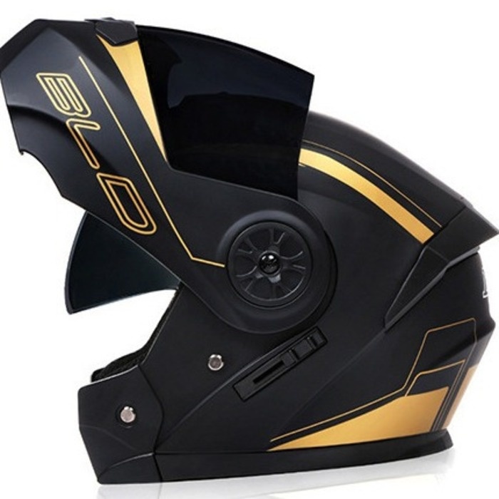 Jual Helm Sepeda Motor Helmet BLD Motorcycle Full with Double Lenses ...