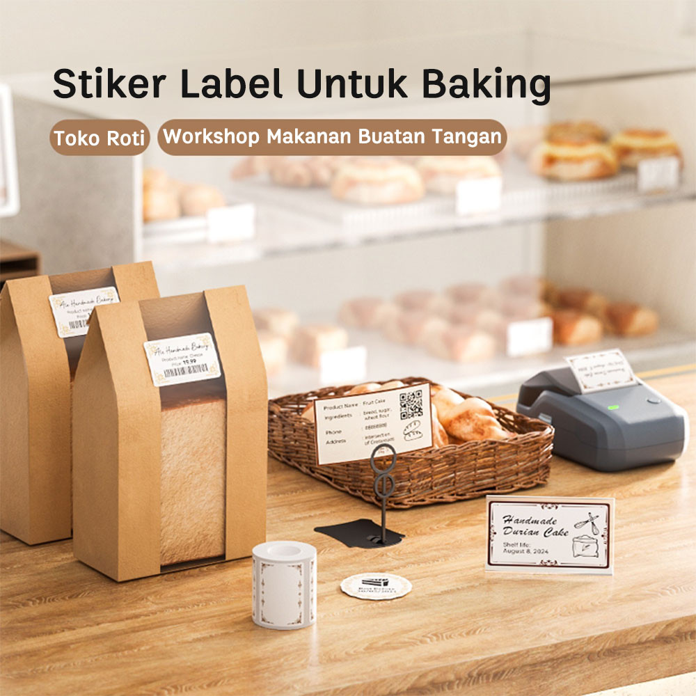 Jual NIIMBOT B1 Printer Label Barcode untuk Makanan – Mesin Cetak Label ...