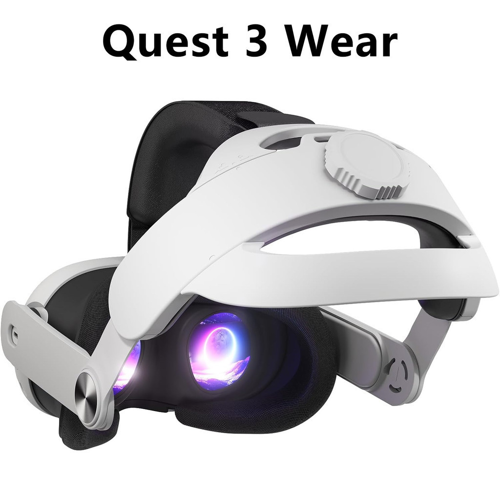 Jual Quest 3 Elite Headwear Adjustable Replacement Headband Glasses VR ...