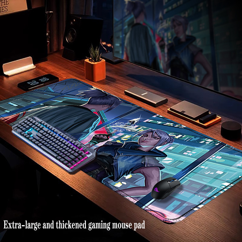 Jual VALORANT panjang dan besar mouse pad karet besar aesthetic anime ...