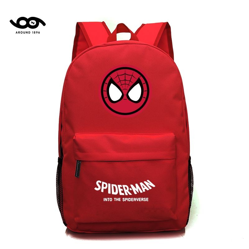 Jual Spider-Man Spider-Man Size Backpack Trendy New Student School Bag ...