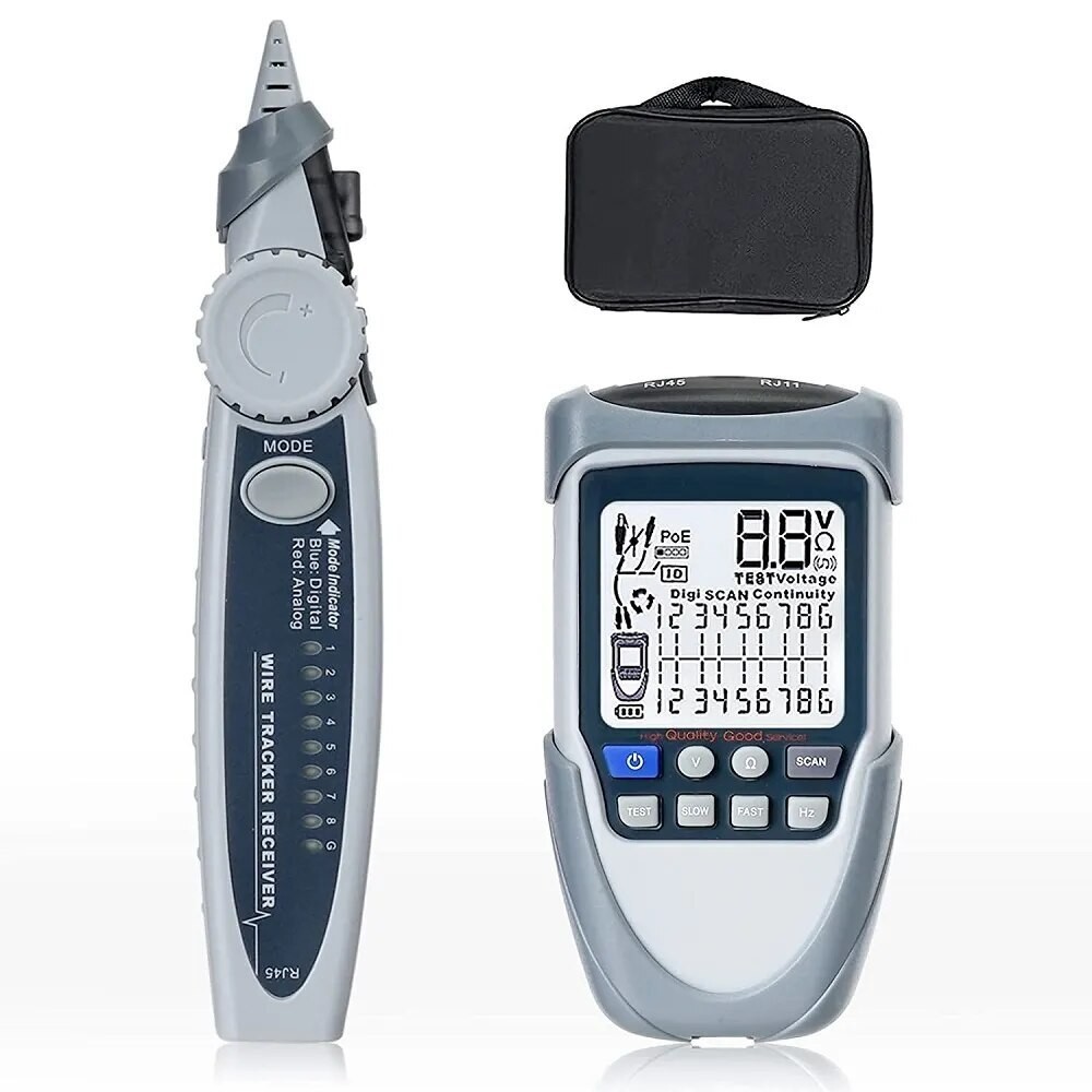Jual TOOLTOP Network Tester LAN Line Finder PoE Test Digitalized ...