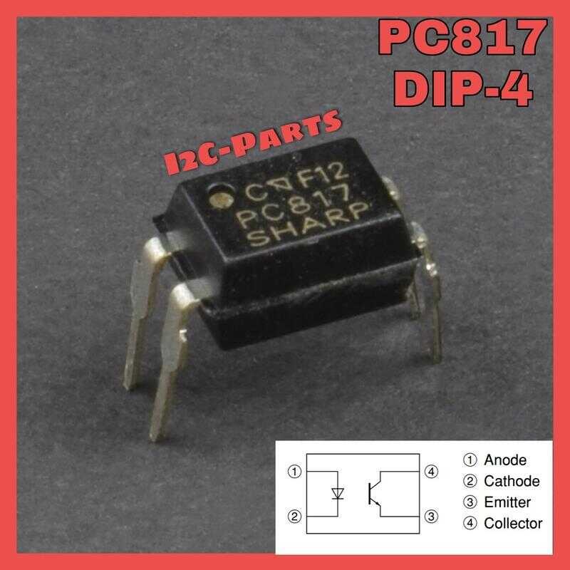 Jual PC817 PC 817 OPTOCOUPLER DIP4 EL 817C DIP-4 Photocoupler PC817C ...