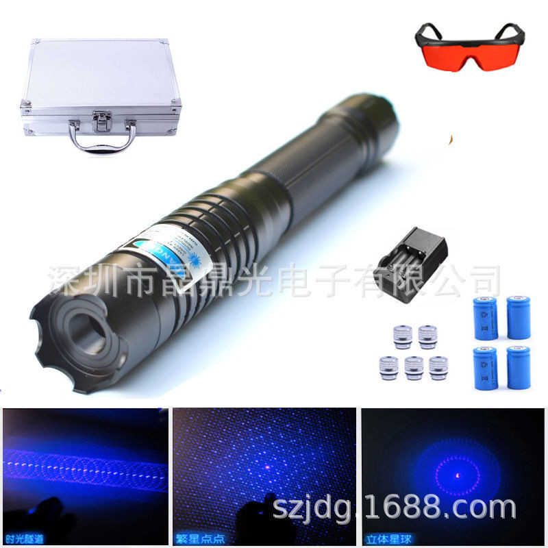 Jual Alat Laser Pointer PPT Slide Presentasi 009 biru murni 450nm lampu ...