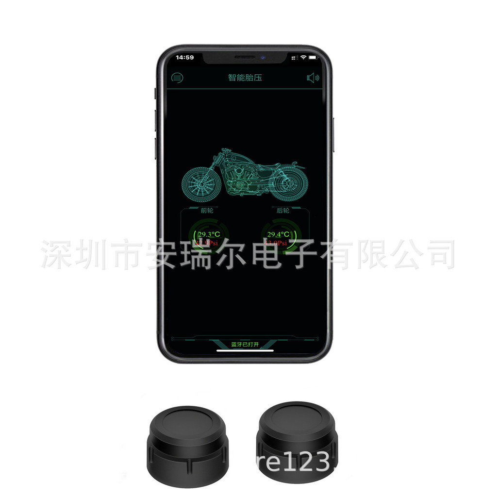 Jual Alat Monitor Tekanan Angin Ban Mobil Bluetooth motor tanpa kabel ...