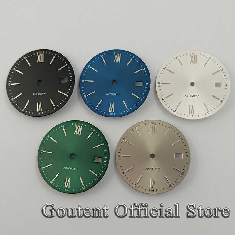 Jual Goutent New 31mm Black/Blue/Gray/Sier/Yellow Sterile Watch Dial ...