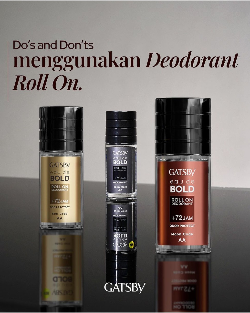 Jual GATSBY EAU DE BOLD Deodorant Roll On Star Code | Man Corner ...