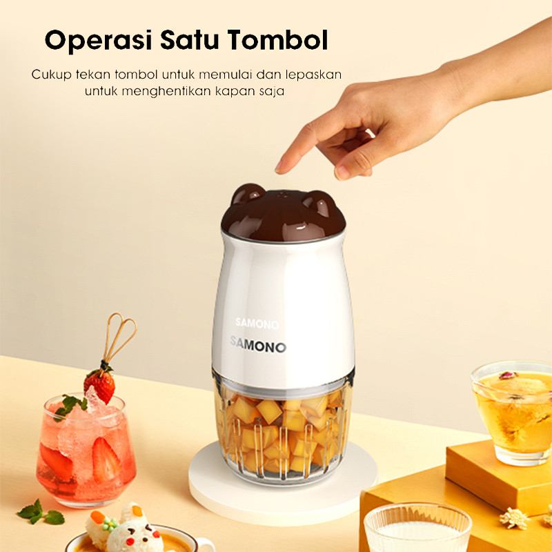 Jual Super Flash Sale SAMONO Food Processor Food Chopper 300ml Mesin ...