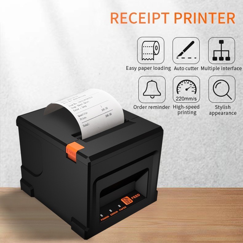 Jual Printer Pencetak termal 80 mm mesin tiket kecil port internet ...